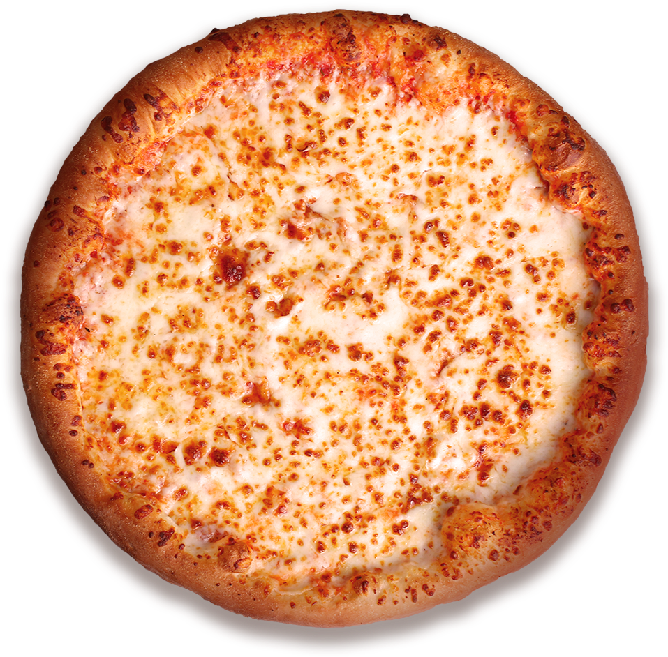 Cheese Pizza - Cheese Pizza Top View Png (1000x1000), Png Download