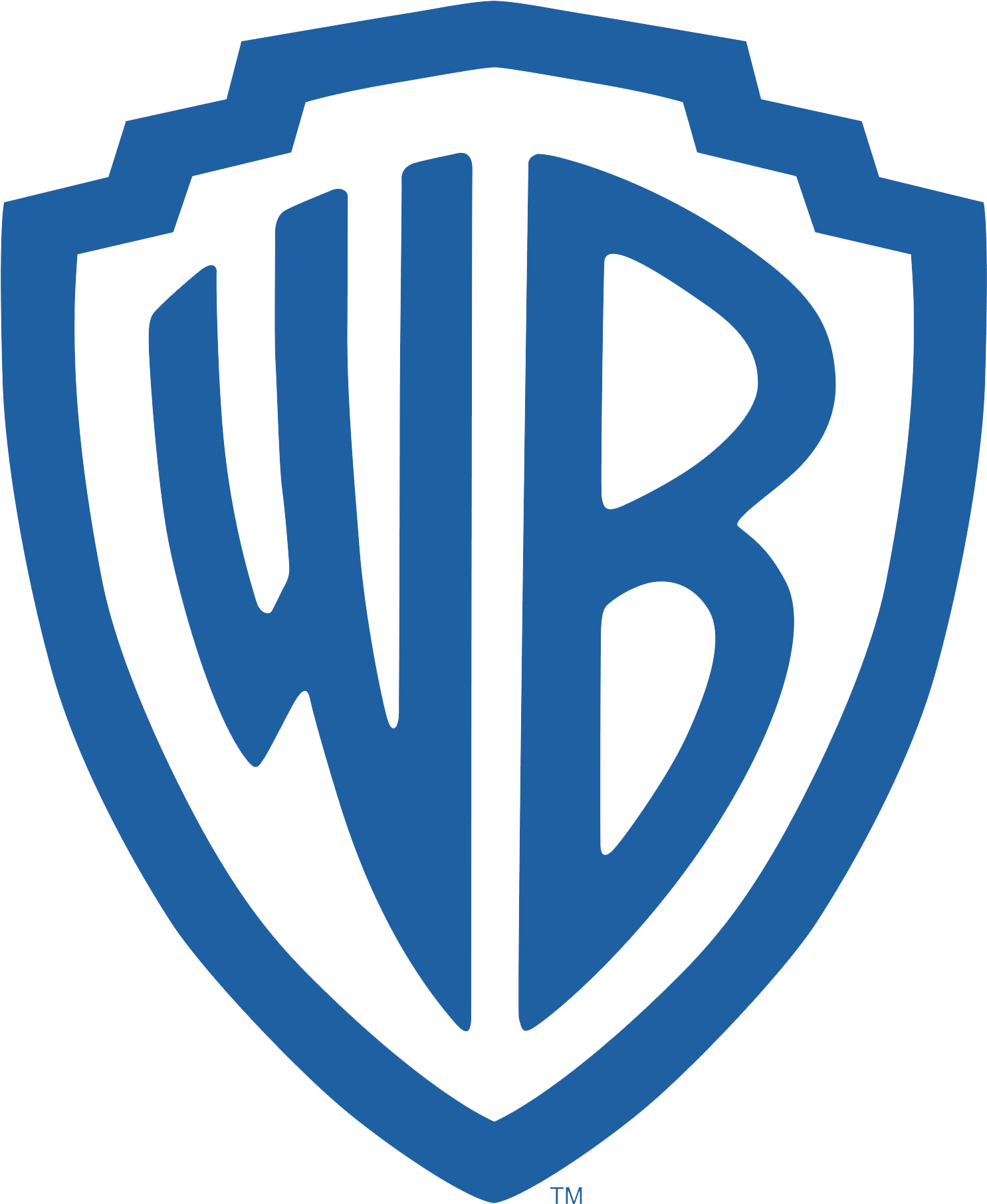 Warner Bros - - Logo Warner Bros Vector (1928x2132), Png Download