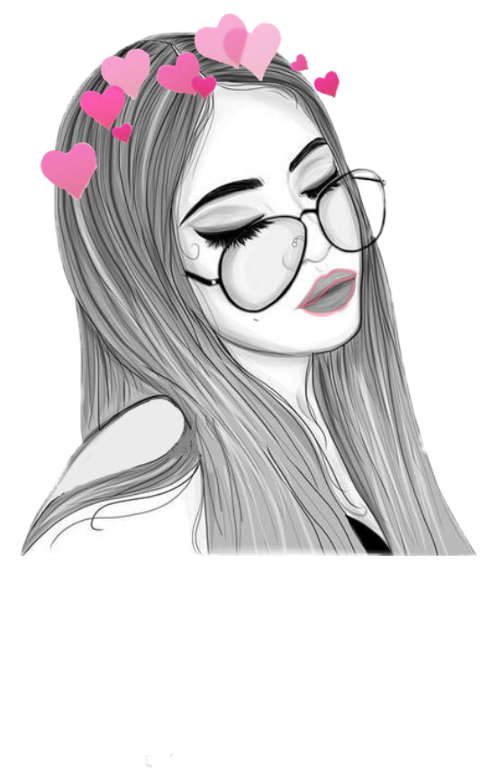 People Tumblr Drawings (480x769), Png Download