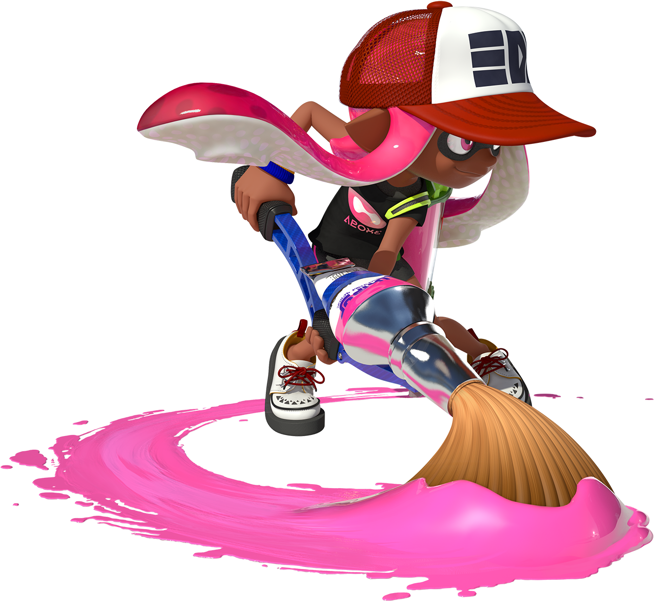 Inkbrush - Ink Brush Splatoon 2 (1650x1500), Png Download