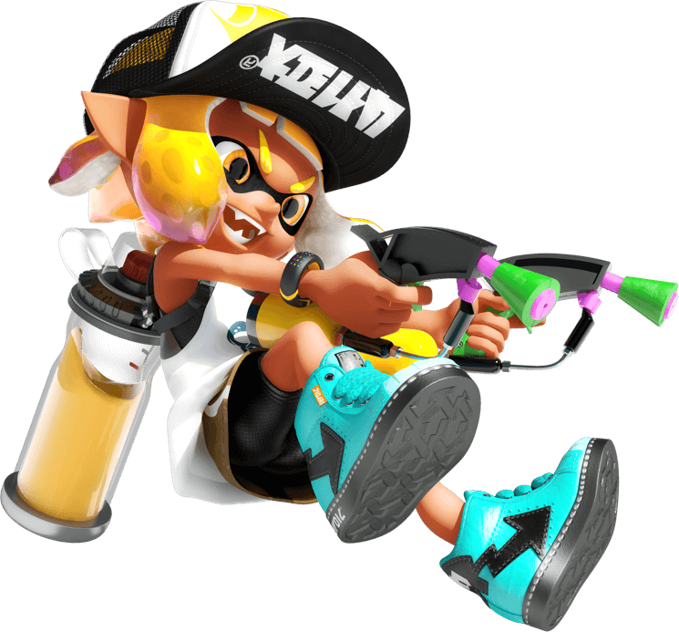 Vector Paintbrush Splatoon - Splatoon 2 Dual Guns (745x693), Png Download