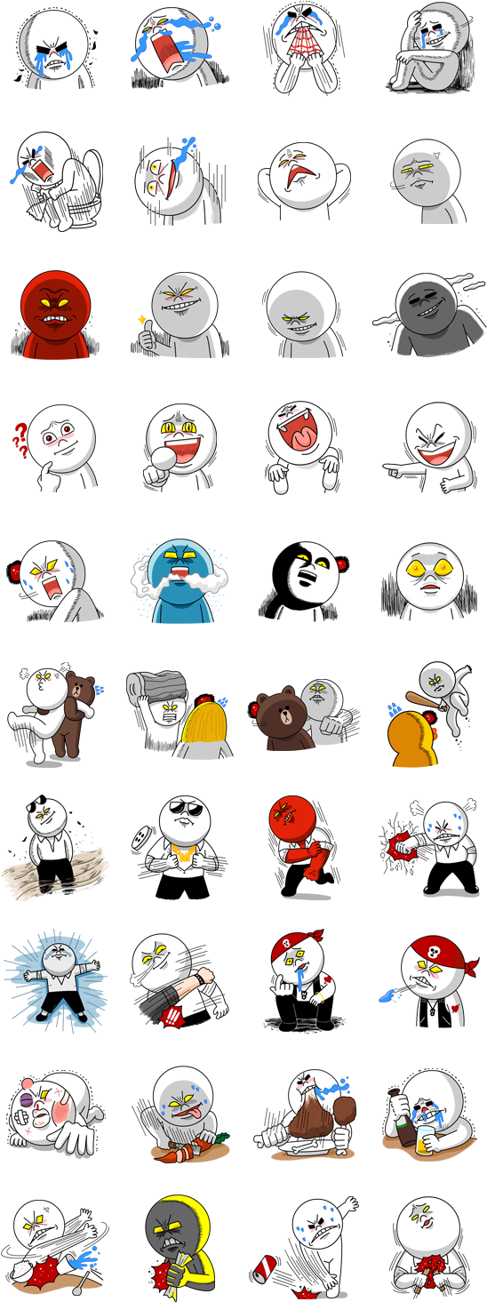 Line Emoticon Sticker James