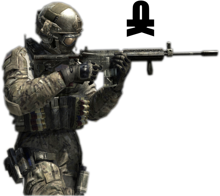 Download Mw3 Sniper Png Picture Black And White Library - Call Of Duty ...