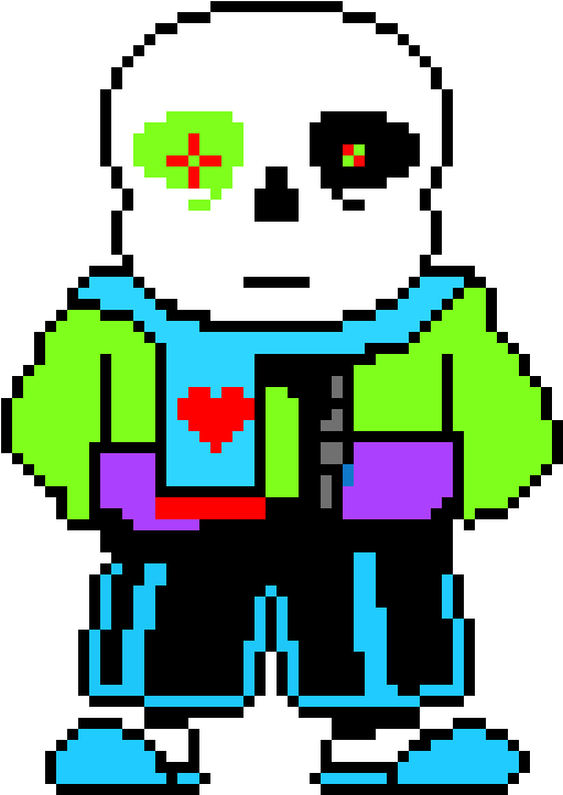 Tentacle Sans Sprite Phase - Sans Blue Eye Sprite (920x760), Png Download
