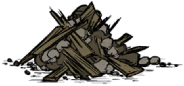 Pig House Rubble - House Rubble Png (640x300), Png Download