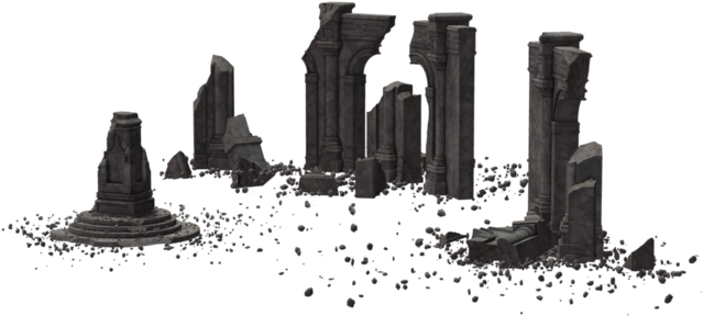 Rubble 7 - Ruins (658x411), Png Download