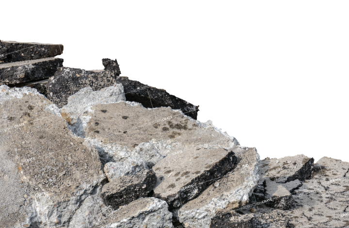 Rubble • Png - High-definition Television (720x470), Png Download