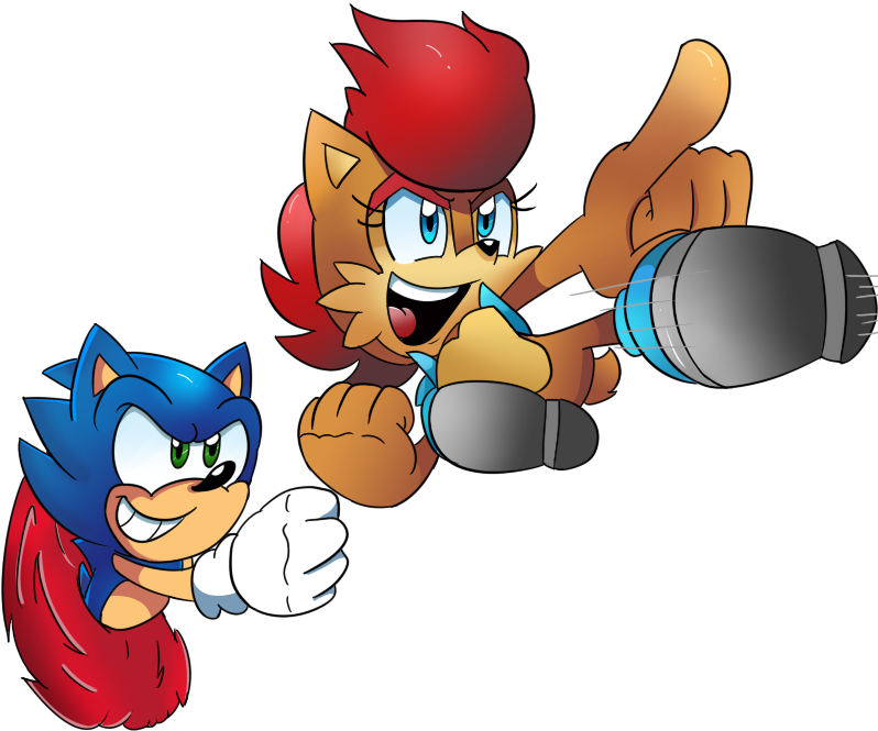 Sonally Go~ By Rileyslilstar - Sonic The Hedgehog (816x980), Png Download