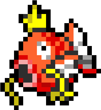 Magikarp Pixel Png Banner Transparent Download - Magikarp Pixel Art ...