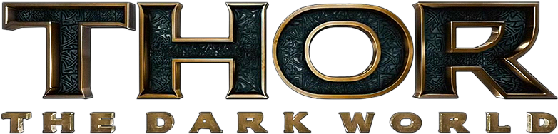 Title Logo By Dinesh - Thor The Dark World Title (800x310), Png Download