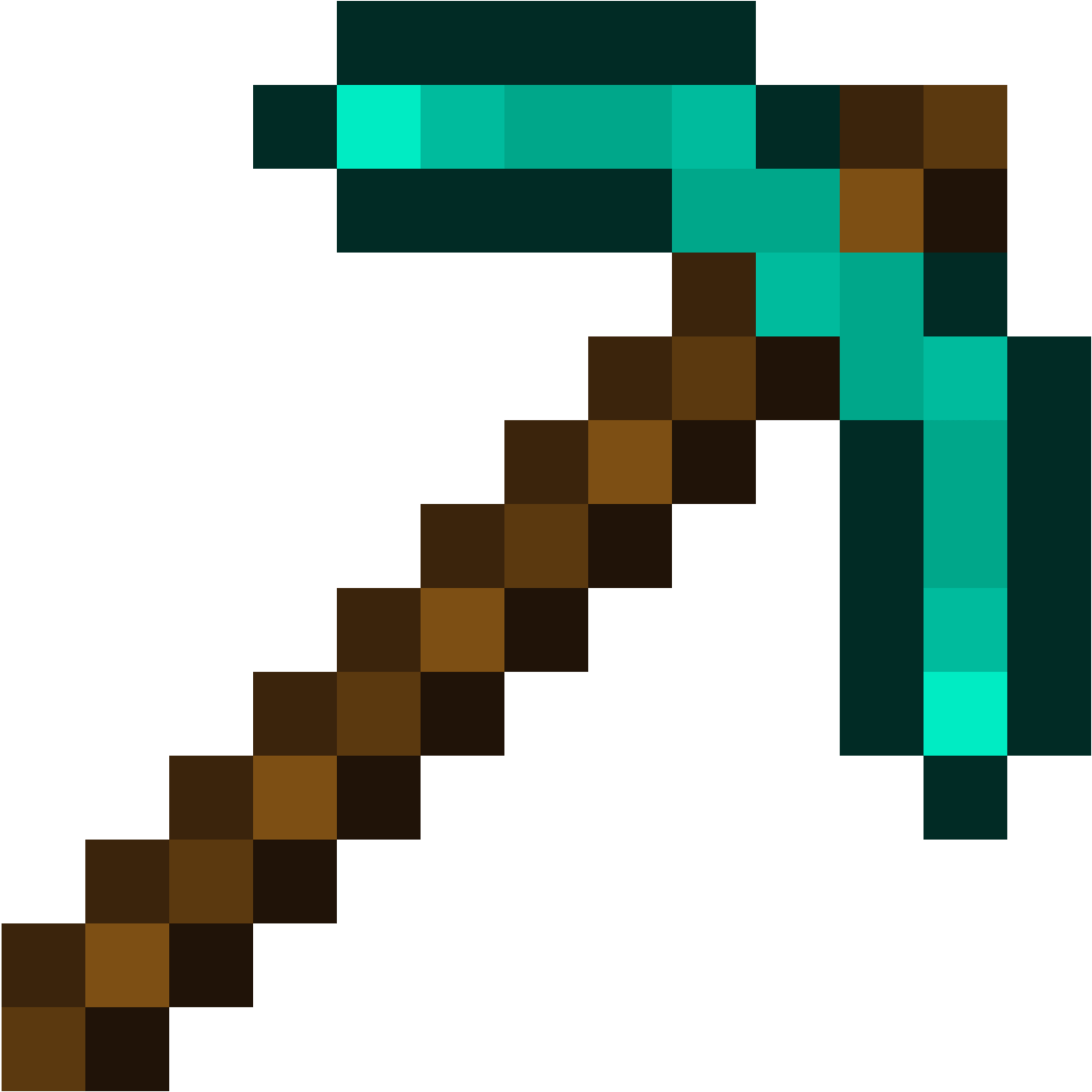 Download Minecraft Pickaxe | Transparent PNG Download | SeekPNG