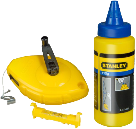 Download Chalk Line Set - Stanley 30m Chalk Line Set | Transparent PNG ...
