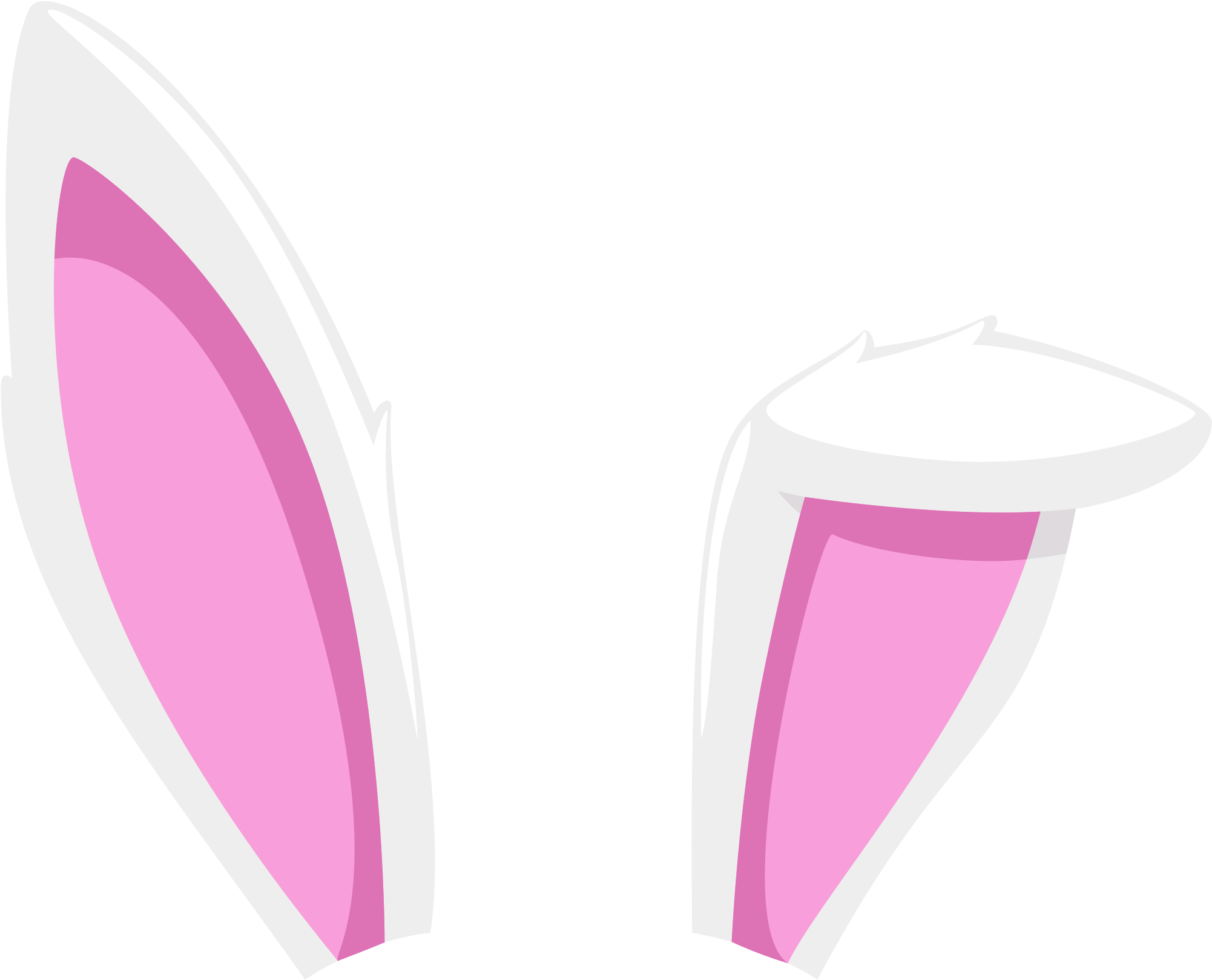 Bunny Ears - Graphic Design (2048x2048), Png Download