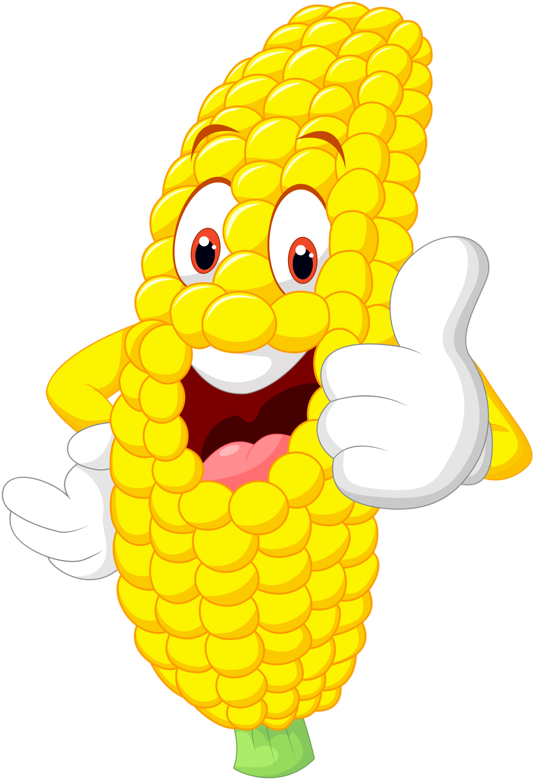 Download Fruits Clipart Smiley Face - Funny Corn | Transparent PNG ...