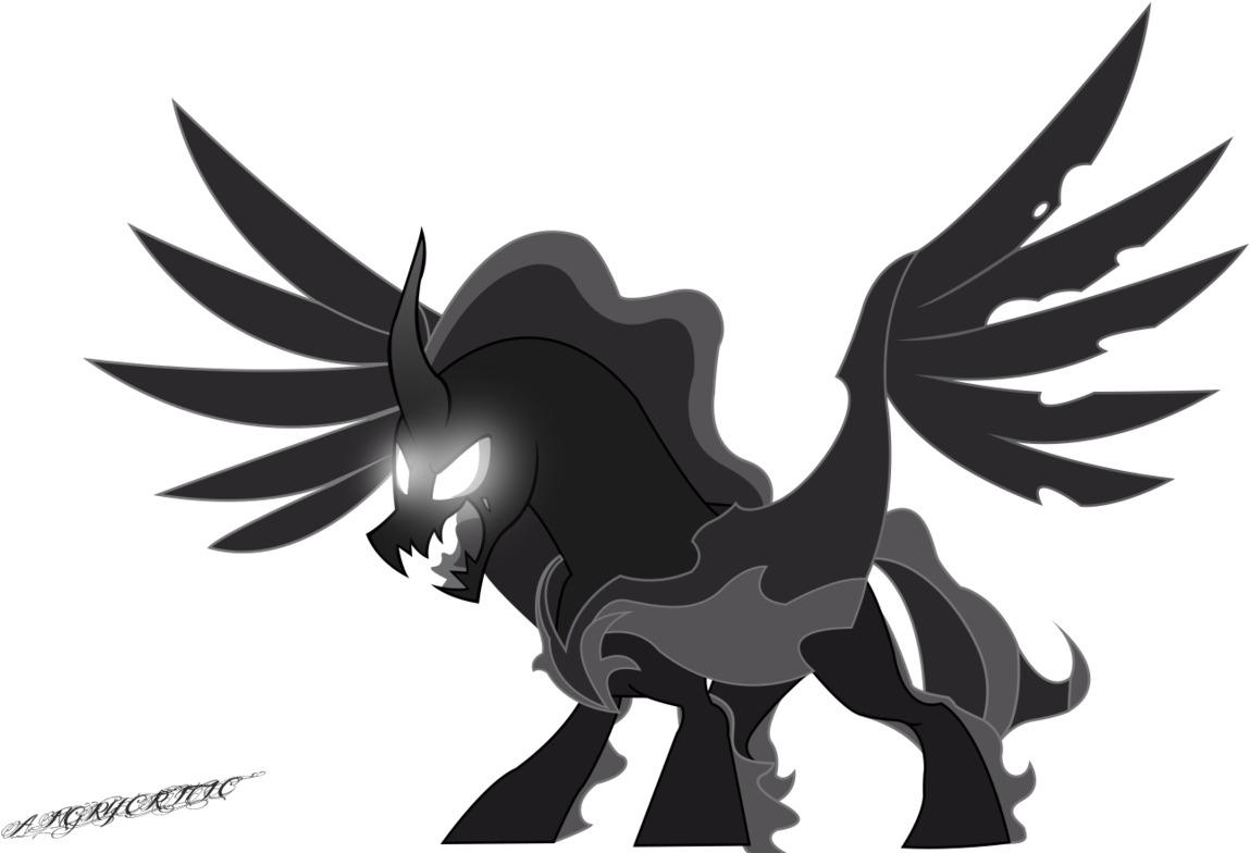 Ngrycritic, Darkness, Evil, Glowing Eyes, Male, Open - Pony Of Shadows ...
