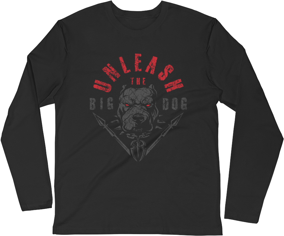 Roman Reigns "unleash The Big Dog" Long Sleeve - Long Sleeve Marfa ...