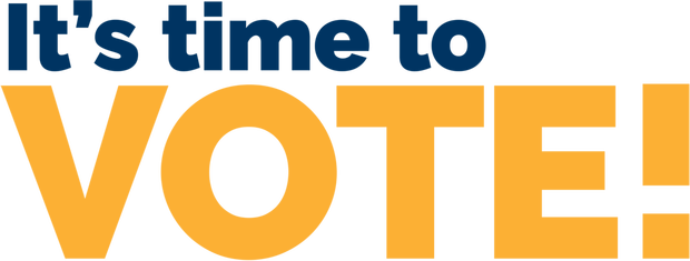 Banner Its Time To Vote - It's Time To Vote (620x235), Png Download