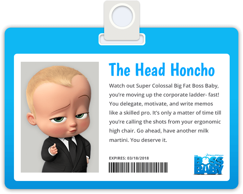 Download And Share - Boss Baby Quotes Movie (784x625), Png Download
