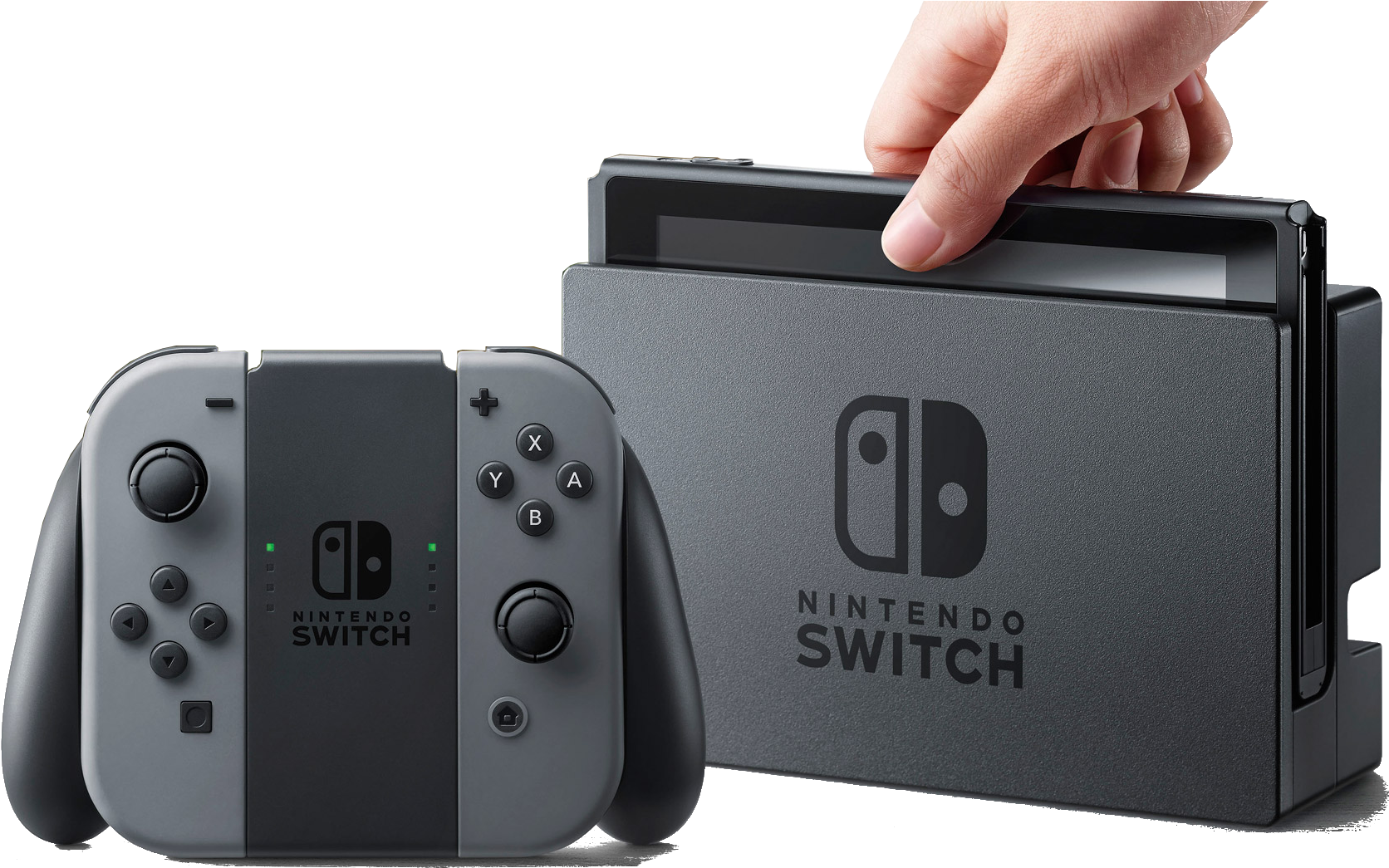 Nintendo Switch Png - Nintendo Switch Joy-con Controller Grey ...