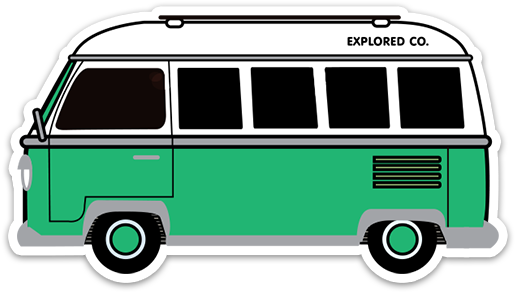 Bus Sticker (652x652), Png Download