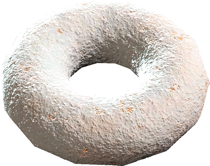 Fo4cc Powdered Donut - Wiki (804x614), Png Download
