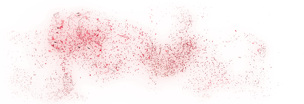 Red Particles Png (1070x340), Png Download