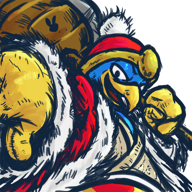 King Dedede - Masked Dedede Fan Art (625x625), Png Download