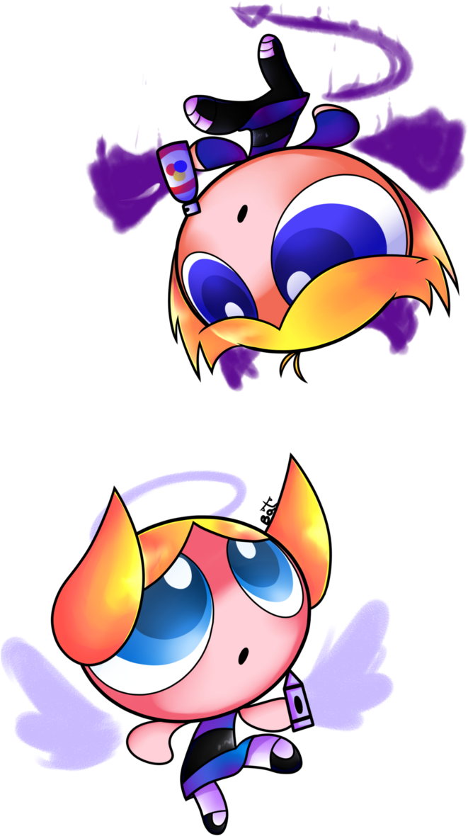 Powerpuff Girls - Ppg And Rrb Angel (666x1199), Png Download