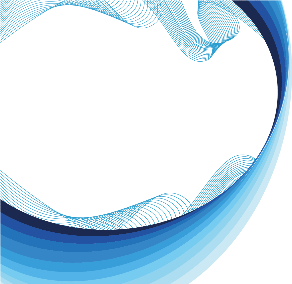 Wave Clip Wavy - Lineas Azules Onduladas Png (1181x1181), Png Download