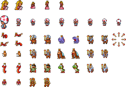 Allies - Toad Super Mario World (440x304), Png Download