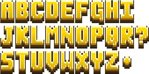 Download Preview - 8 Bit Letters Png | Transparent PNG Download | SeekPNG