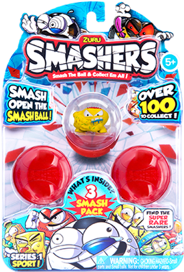 The Red Smashball Puts The Action Right In Your Hands - Zuru Smashers ...
