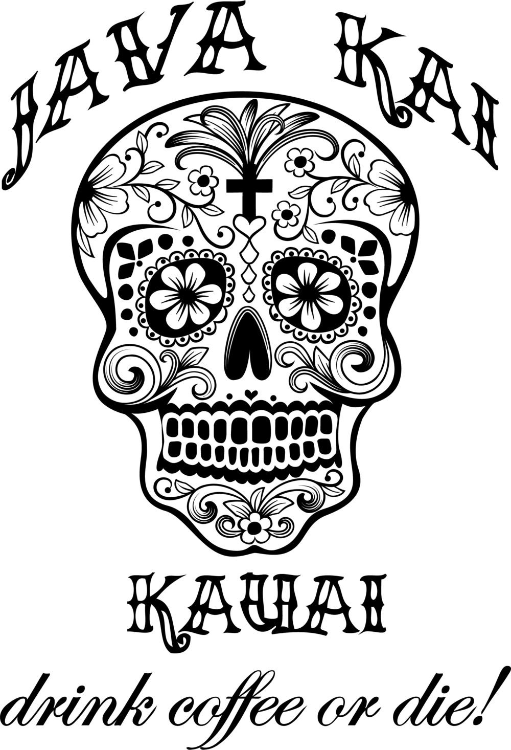 Java Kai Sugar Skull (1000x1466), Png Download