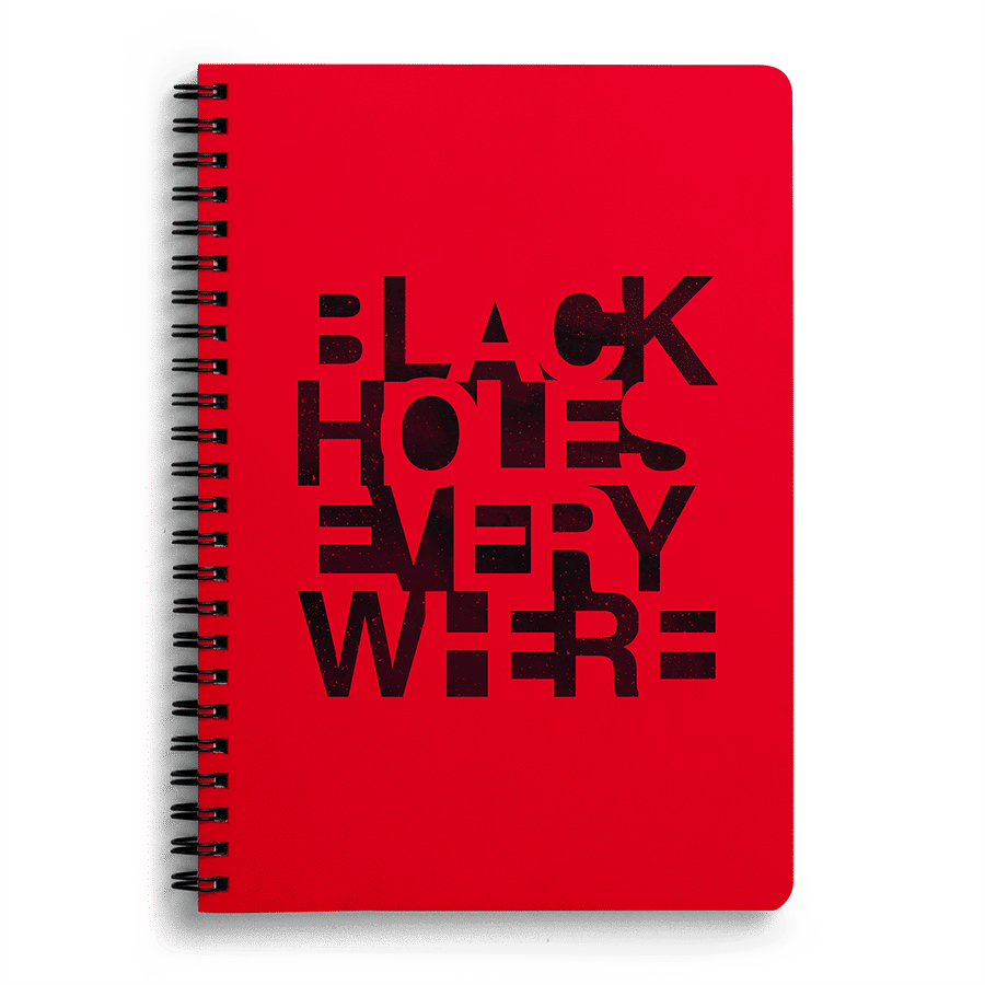 Dailyobjects Black Holes A5 Notebook Plain Buy Online - Nicebleed ...