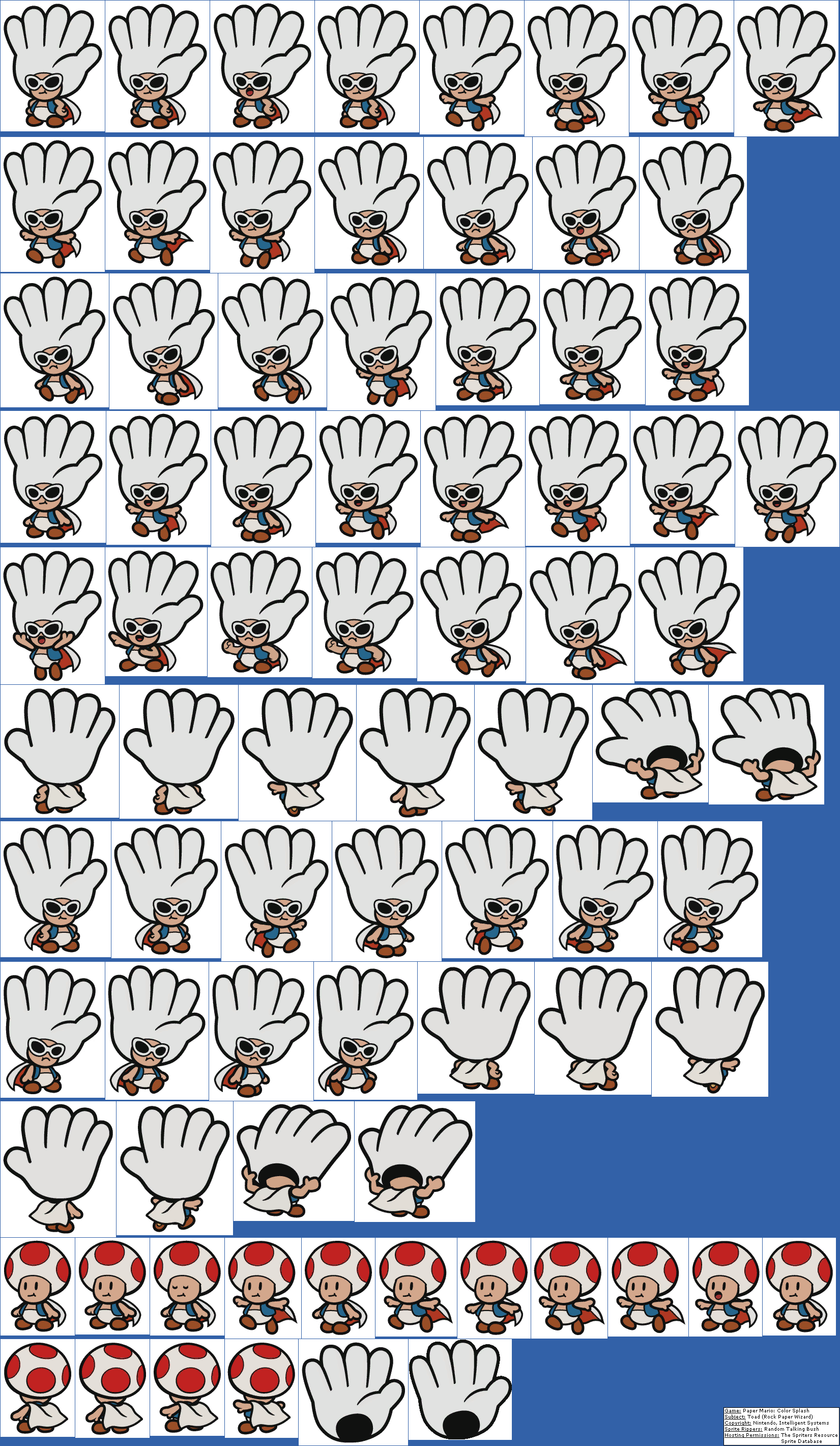 Download Click For Full Sized Image Toad - Paper Mario Color Splash ...