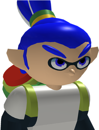 Download Inkling Boy Polyblues - Roblox Splatoon 2 Marie | Transparent ...
