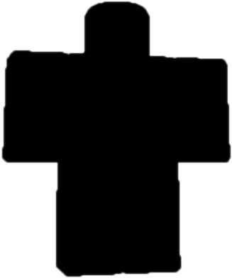 Download Roblox Avatar Silhouette | Transparent PNG Download | SeekPNG