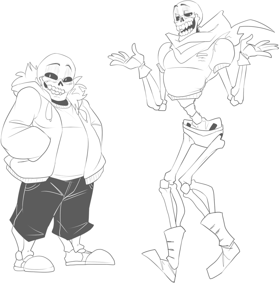 Stunning Pages Papyrus Seomybrand Com - Undertale Sans And Papyrus ...