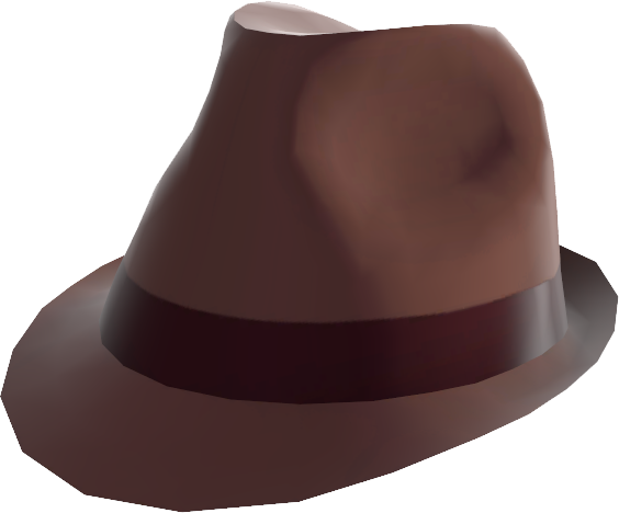 Fedora Transparent File - Tf2 Spy Fancy Fedora (564x468), Png Download