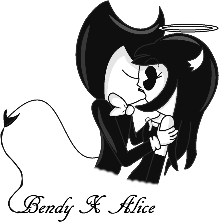 28 Collection Of Bendy And Alice Drawing - Bendy And The Ink Machine ...