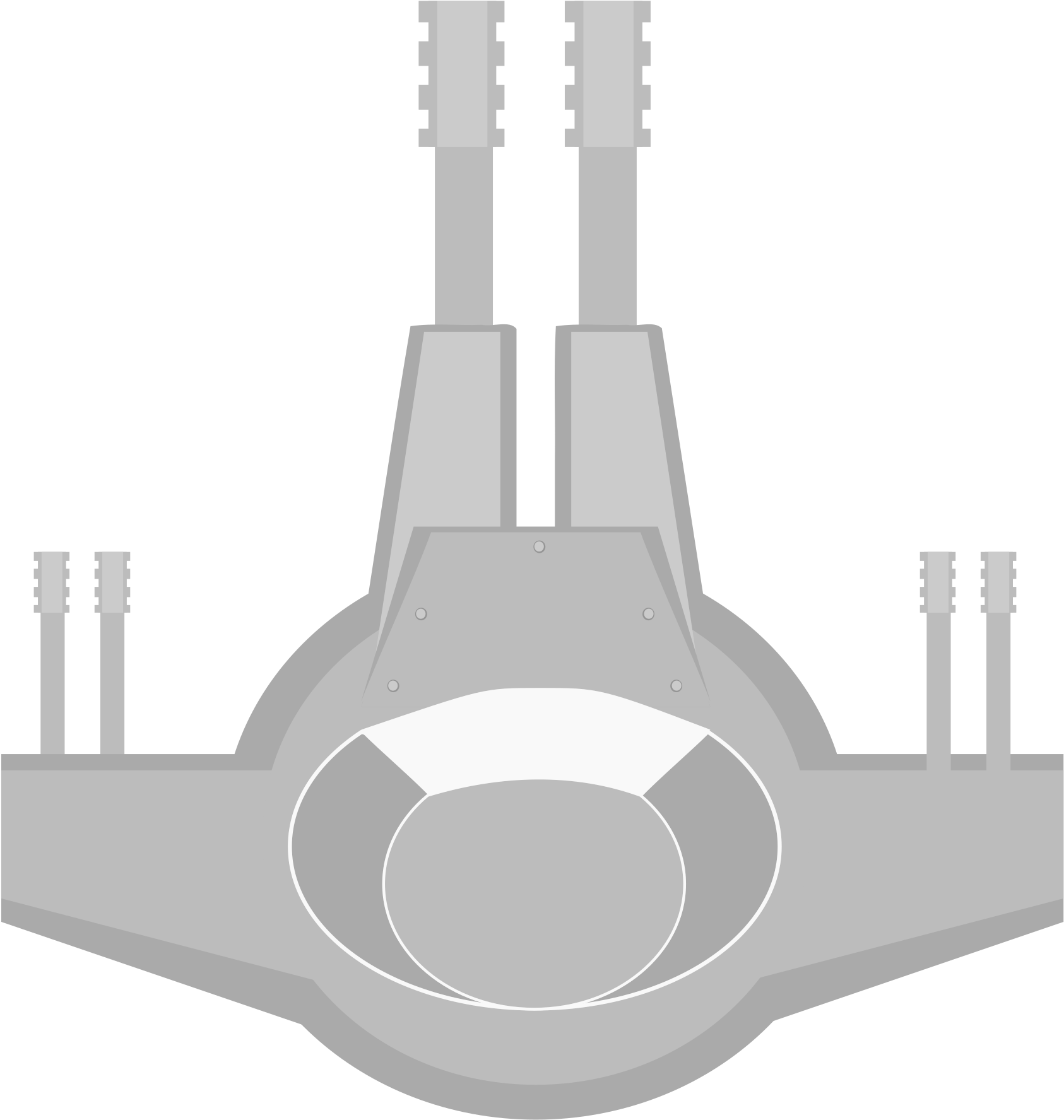 Png Space Cannon - Cannon Space Ship Icon (2400x2400), Png Download