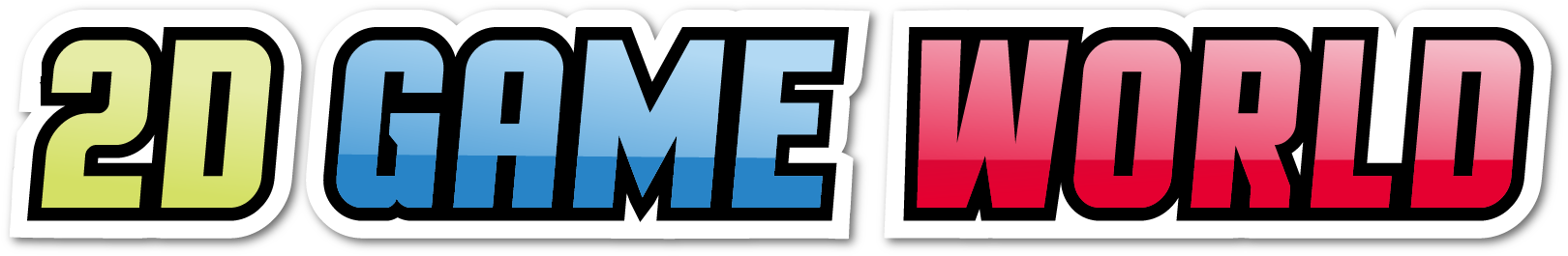 Logo 2d Game (1624x416), Png Download