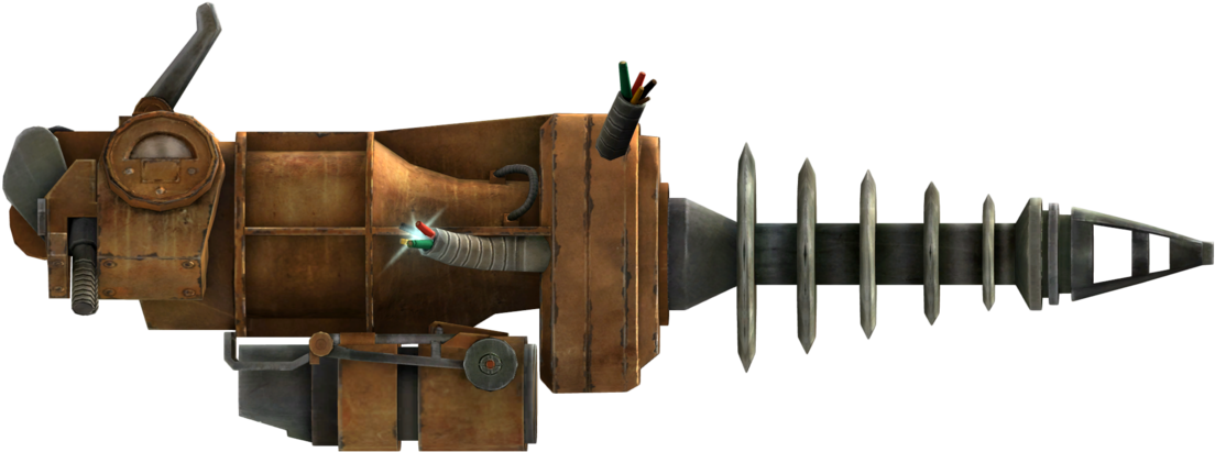 The Vault Fallout Wiki - Fallout 3 Drone Cannon (1200x511), Png Download