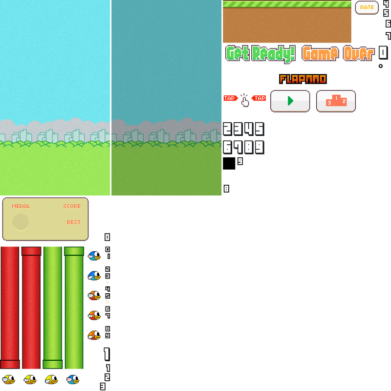 Download I Create 70% From All The Mods - Flappy Bird Atlas Png ...