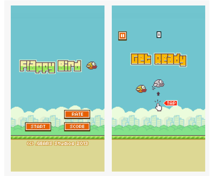 Flappy Bird Game (1280x720), Png Download