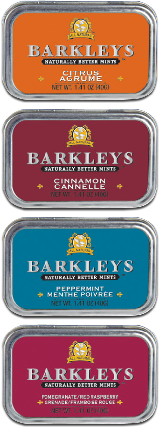 Barkleys All Natural Mints - Barkley's All Natural Mints (600x900), Png ...