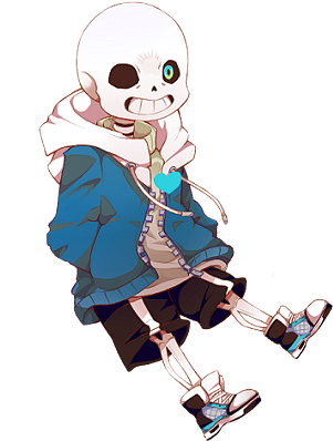 01 Of - Sans Undertale Png Fanart (380x440), Png Download
