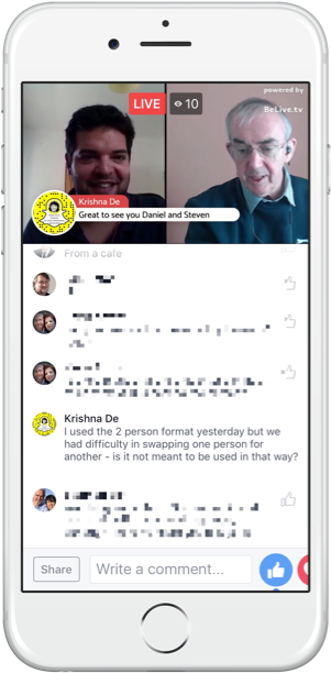 Live Streaming Comment (381x640), Png Download