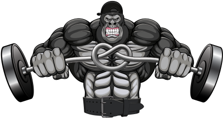 Dumbbell Drawing Bodybuilder Arm - Ripped Strong Muscular Body Building ...