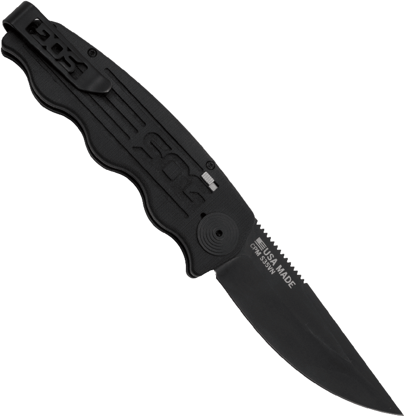 Switchblade Vector Simple Jpg Freeuse Stock - Knife (980x980), Png Download